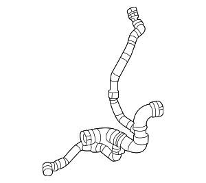 213-501-23-01 - Lower Hose 2019-2023 Mercedes-Benz AMG® GT 63 ...