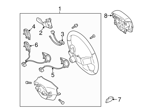 Toyota Steering Wheel 45100-02P50-B0 | Auto Parts