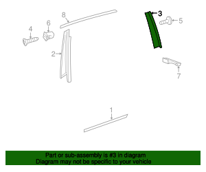 204-690-18-87 - Applique 2010-2015 Mercedes-Benz | Mercedes-Benz USA Parts