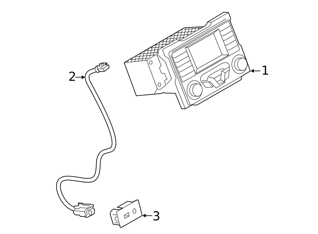 2019-2023 Ford Ranger Receiver KB3Z-18806-EA | OEM Parts Online
