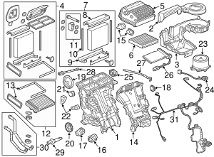 13263329 - Heater Core - 2010-2011 Saab 9-5 | Order Euro Parts