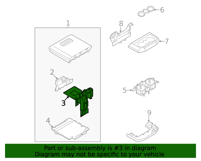 2021-2024 Ford Hinge ml3z1504604c | TascaParts.com