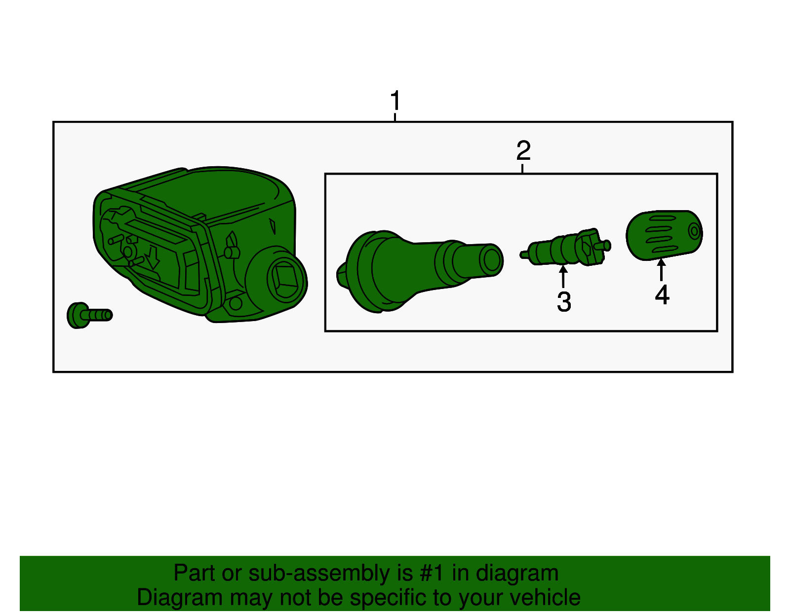 2019-2025 GM TPMS Sensor 13540606 GM | GMPartsDirect.com