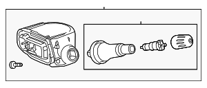 2019-2025 GM TPMS Sensor 13540606 GM | GMPartsDirect.com