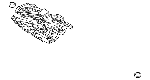 2020-2022 Lexus Under Cover 51441-0E150 | OEM Parts Online