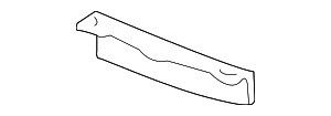 2002-2005 Porsche 911 Rubber lip, left, on front wheel housing liner ...