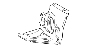 Wheel housing liner, front left, for Porsche 996 Carrera (2002 onwards ...