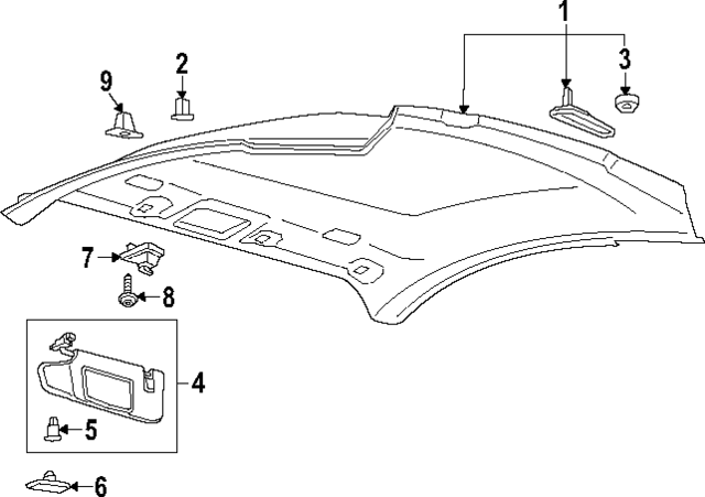 Genuine OEM Ford Part - Quarter Panel Splash Shield Clip W721256-S439 ...