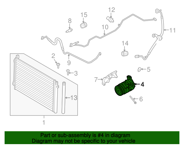 Genuine BMW 64-52-6-956-719 | AC Compressor | FREE Shipping on Most ...