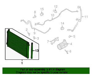 64539229021 - 2007-2016 BMW A/C Condenser (64-53-9-229-021) | BMW of ...