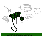 166-810-00-01 - Mirror Assembly - Right 2012-2019 Mercedes-Benz ...