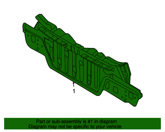 2007-2011 Hyundai Accent Rear Body Panel 69100-1E211 | QuirkParts