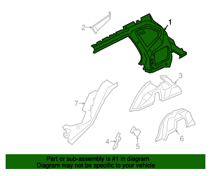 Genuine BMW 41-00-2-993-059 | Reinforced Panel | FREE Shipping on Most ...