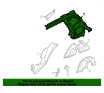 41002993060 - 2013-2015 BMW X1 Reinforced Panel (41-00-2-993-060) | BMW ...