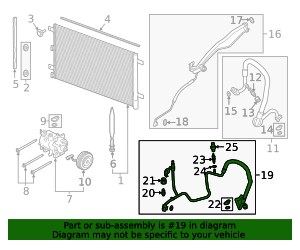 2021 Ford F-150 A/C Refrigerant Discharge Hose ML3Z-19972-AH | OEM ...