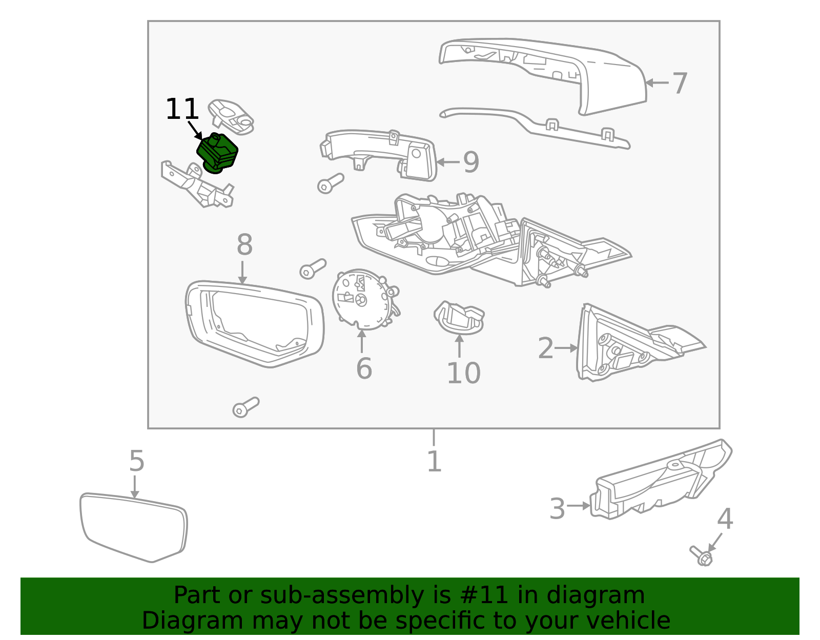 2024-2025 GM (Replaces 85573256) Side Camera 26445241 GM ...