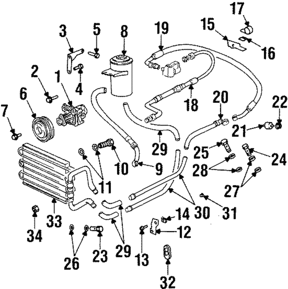 Genuine BMW 32-41-1-141-568 | Power Steering Pump | FREE Shipping on ...