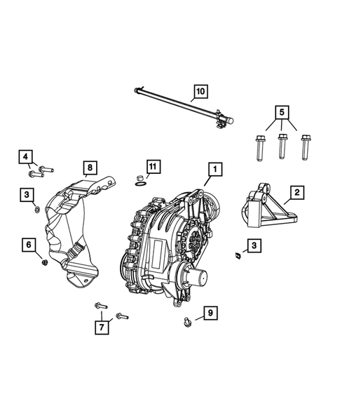 Mounting and Skid Plate for 2013 Dodge Journey | Mopar Estores
