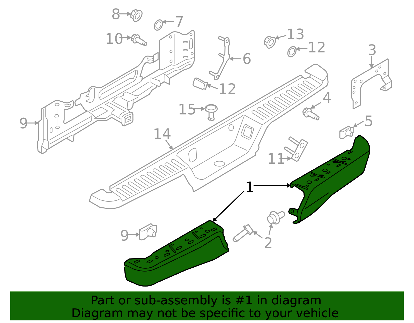 2021-2023 Ford F-150 Bumper ML3Z-17906-LAPTM | Discount Ford Auto Parts