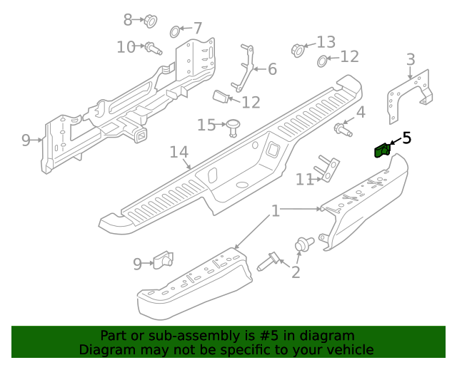 2015-2023 Ford Mount Bracket Nut N800296-S900 | TascaParts.com