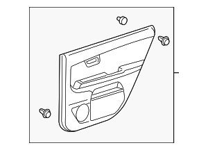 67630-0E010-B1 - Door Trim Panel - 2004-2009 Lexus | My L Parts