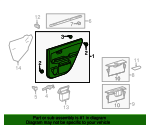 67630-0E010-B1 - Door Trim Panel - 2004-2009 Lexus | My L Parts