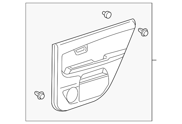 67630-0E010-B1 - Door Trim Panel - 2004-2009 Lexus | My L Parts