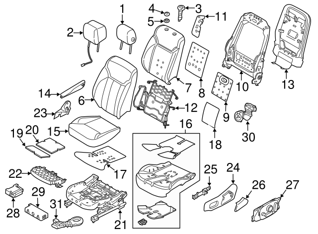 Genuine OEM Outer Finish Panel Cover Part# LR080700 Fits 2017-2023 Land ...