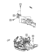 2011-2019 Dodge Journey Transmission Mount, Left Side 68054693AB ...