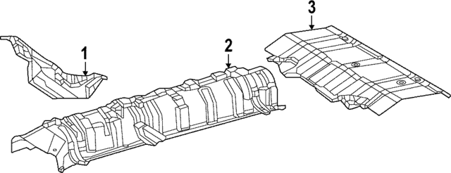 2019-2024 Toyota Exhaust Heat Shield 58720-0R010 | Toyota Parts Center