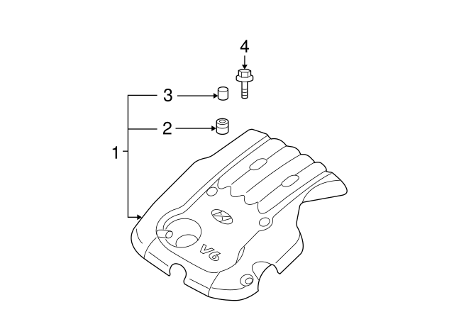 Genuine Engine Cover for 2007-2009 Hyundai Santa Fe | Part# 29240-3E600 ...