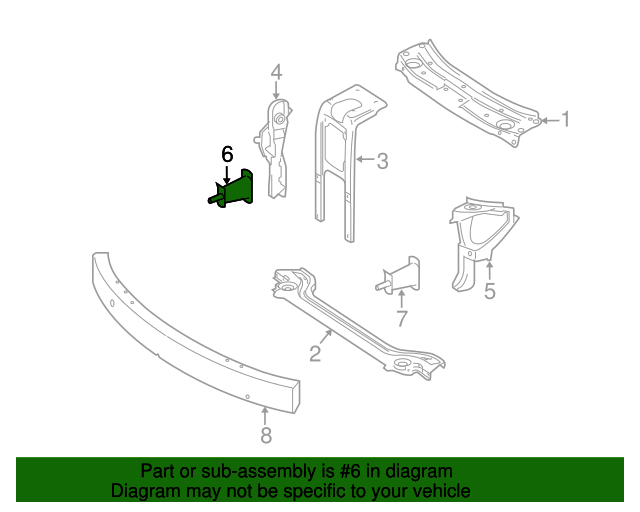 164-620-20-31 - Side Panel Bracket 2006-2012 Mercedes-Benz | Mercedes ...