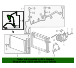 2016-2025 Chevrolet Malibu Air Conditioning Compressor Hose Assembly ...