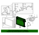 2019-2025 Chevrolet Malibu Air Conditioning Condenser Bracket 84431282 ...