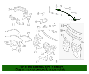 211-830-12-13 - Cowl Grille For 2003-2006 Mercedes-Benz | Mercedes-Benz ...