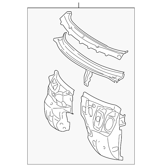 211-620-17-08 - Front Panel 2003-2011 Mercedes-Benz | Mercedes-Benz USA ...