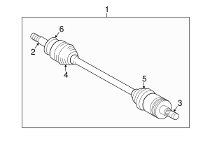 39600-4GB0A - Axle Assembly - 2014-2020 Infiniti | Discount Infiniti Parts