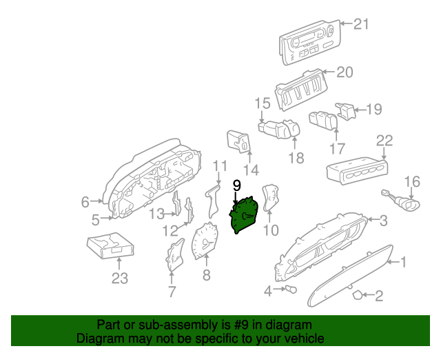 94210-39011 - Speedometer Gauge 2001-2002 Hyundai | AutoNationParts.com