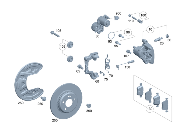 000-423-18-12 - Compound Brake Disc 2015-2023 Mercedes-Benz | Mercedes ...