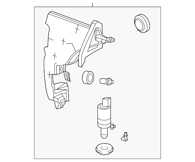 2020-2021 Cadillac CT4 Washer Reservoir 84563484 | GMPartsDirect.com
