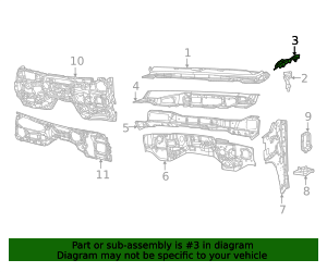 2022-2024 Jeep Panel 68425525AC | Mopar Parts Canada