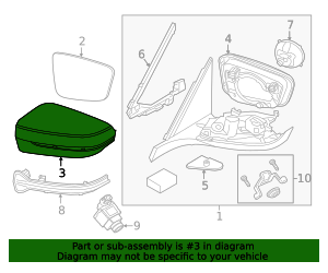 Genuine BMW 51-16-5-A17-B47 | Mirror Cover | FREE Shipping on Most ...