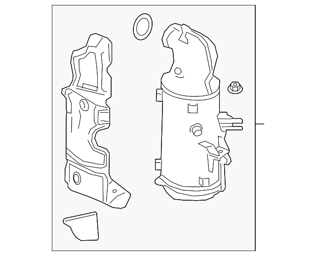 2017-2019 GM Oxidation Catalytic Converter 55496390 | TascaParts.com