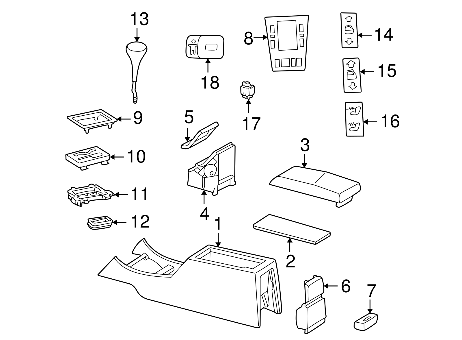 129-267-00-10-9045 - Selector Lever Knob Mercedes-Benz USA Parts