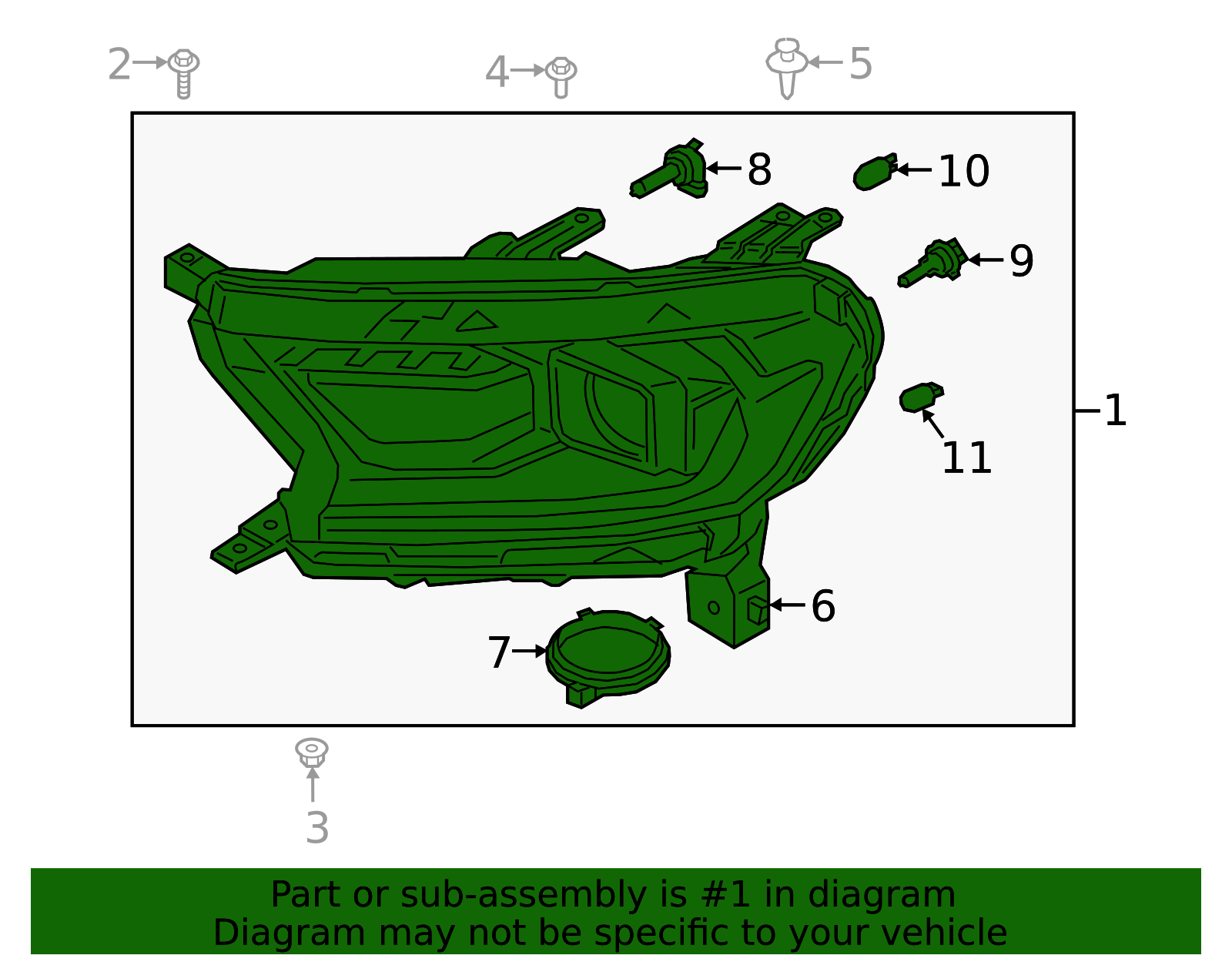 Genuine OEM Ford Part - Headlamp Assembly KB3Z-13008-M | Genuine OEM ...