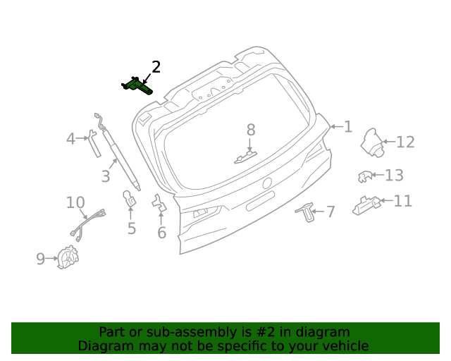 Genuine BMW 41-00-7-417-416 | Upper Hinge | FREE Shipping on Most ...