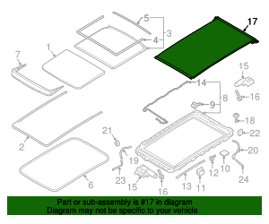 39824857 - Sunshade 2016-2024 Volvo | AutoNation Parts