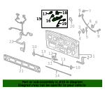 Pickup Box Tailgate Latch Handle 84758064 | TascaParts.com