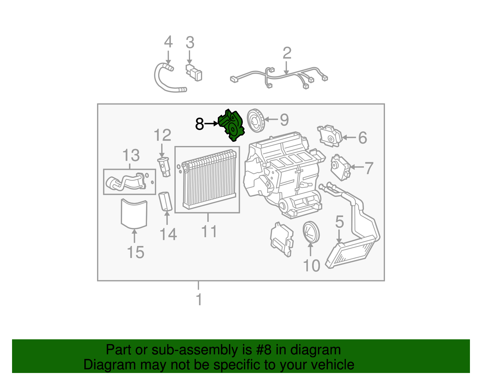 87106-30450 - 2006-2015 Lexus - HVAC Blend Door Actuator | Discount ...