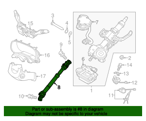 2016-2022 Kia Sportage Steering Shaft Universal Joint 56400-D3000 | OEM ...